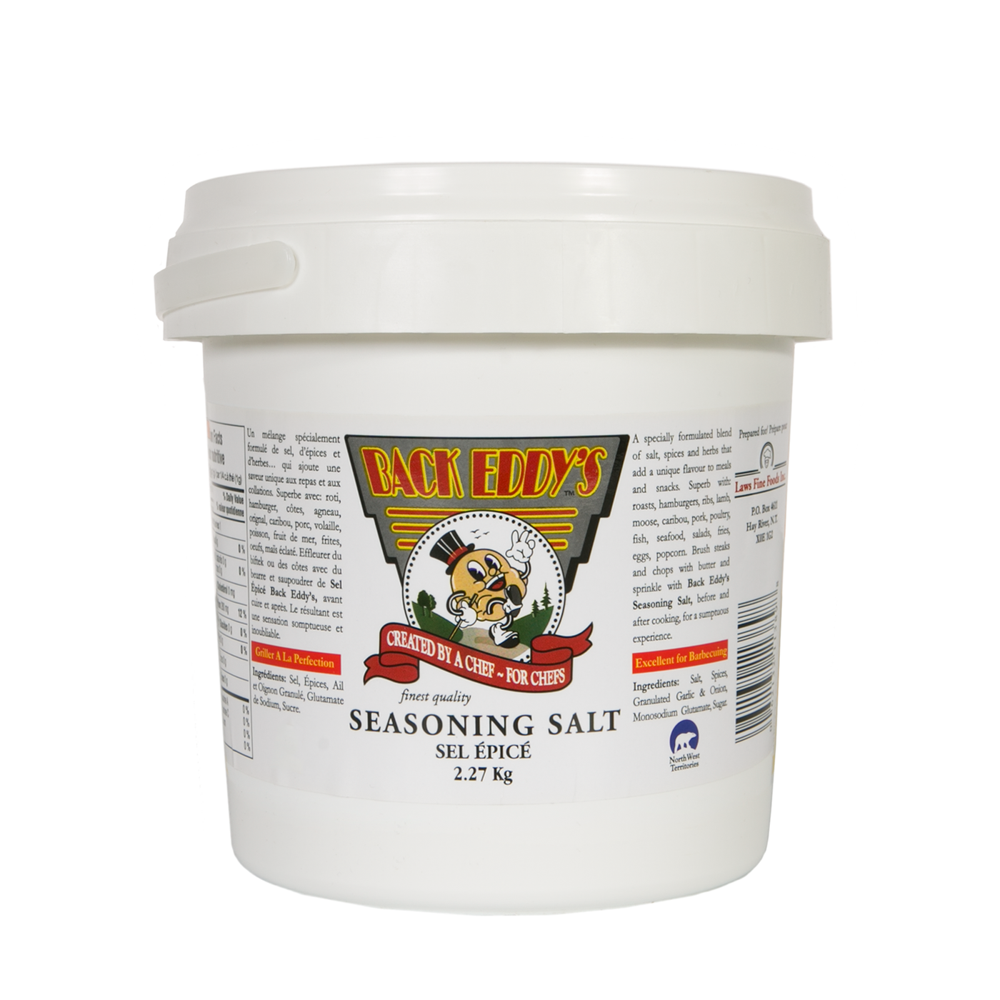Back Eddy's Seasoning Salt 2.27kg – Barbecue Country